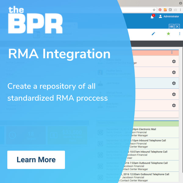 Manufacturing ERP and RMA - Improve With The BPR
